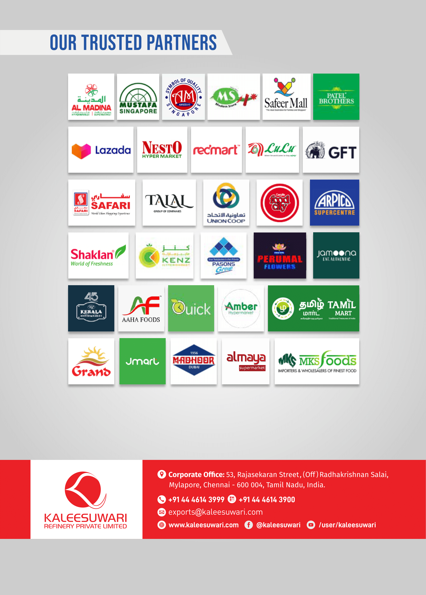 Kaleesuwari Food Products: Cooking Oils & Dal Products